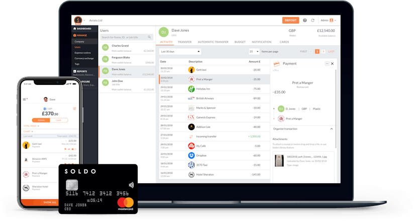 Soldo takes corporate credit cards outside the C-suite | Sifted